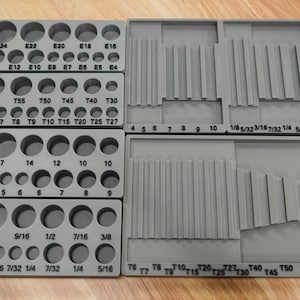 Master Bit Socket Organizer – Compatible With Harbor Freight Quinn 87pc ...