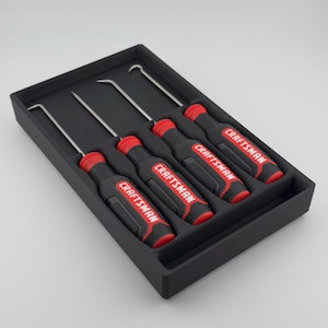 Craftsman 4-piece Pick Set Organizer - Custom 3D Printed & Gridfinity ...