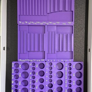Quinn Master Bit Socket Organizer – Fits Harbor Freight 87pc Set #70347 ...