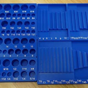 Master Bit Socket Organizer – Compatible With Harbor Freight Quinn 87pc ...