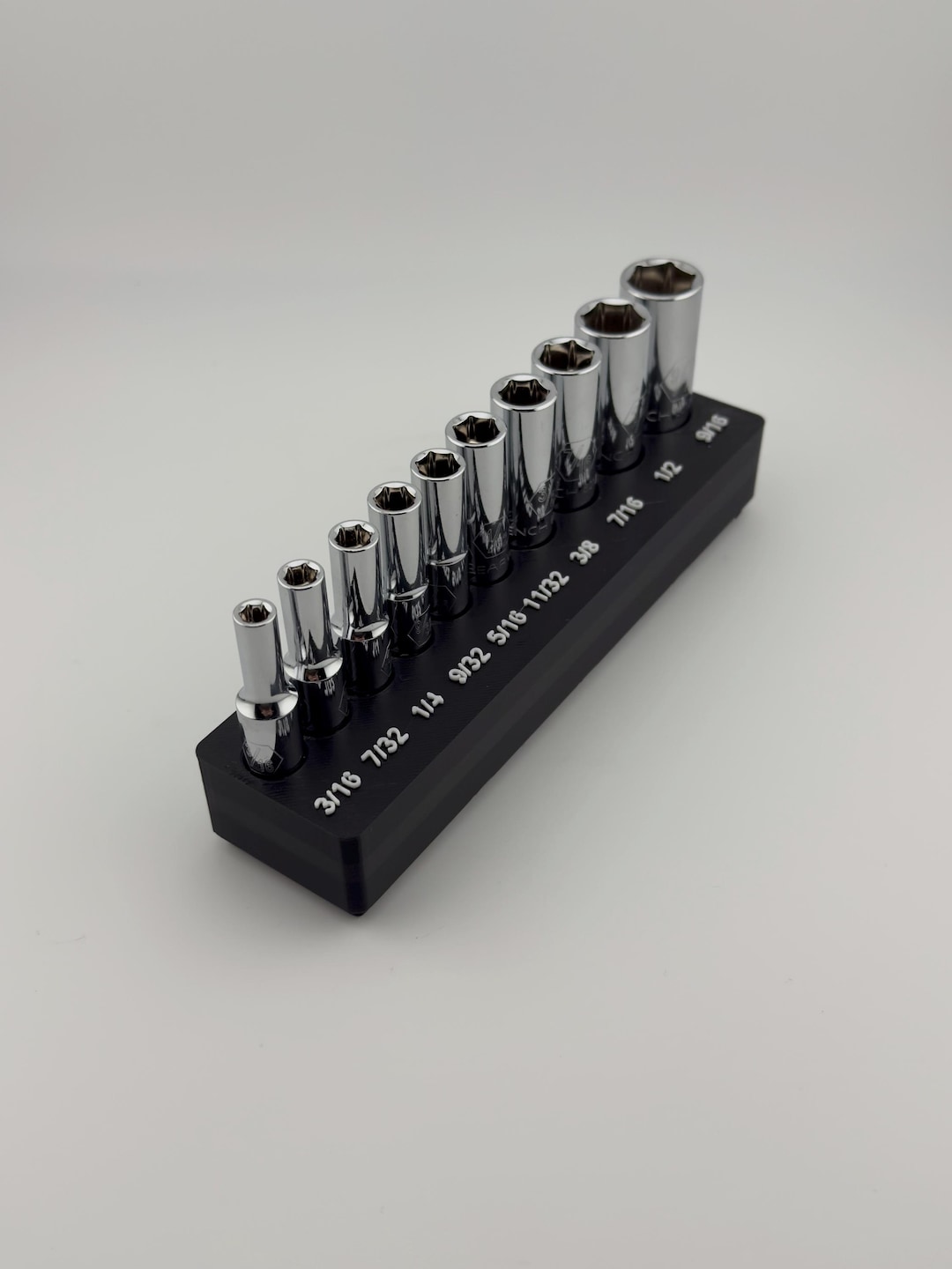 Gearwrench 1/4" SAE Socket Bin – Fits Deep & Shallow Sockets ...