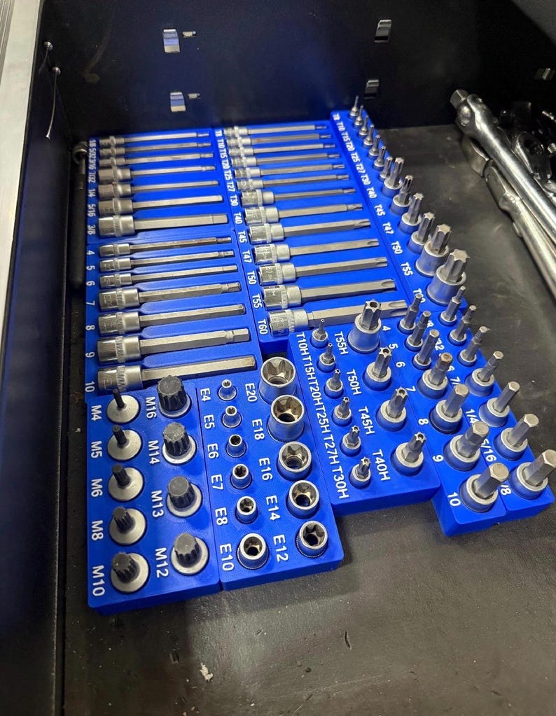 Cornwell 84pc Master Bit Set Organizer – Fits CBSMTH84S Star & Hex Bit ...