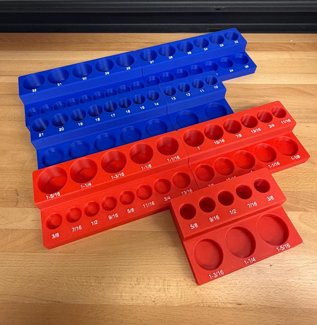 Harbor Freight Quinn 1/2" Master Socket Set Organization Bins - Etsy