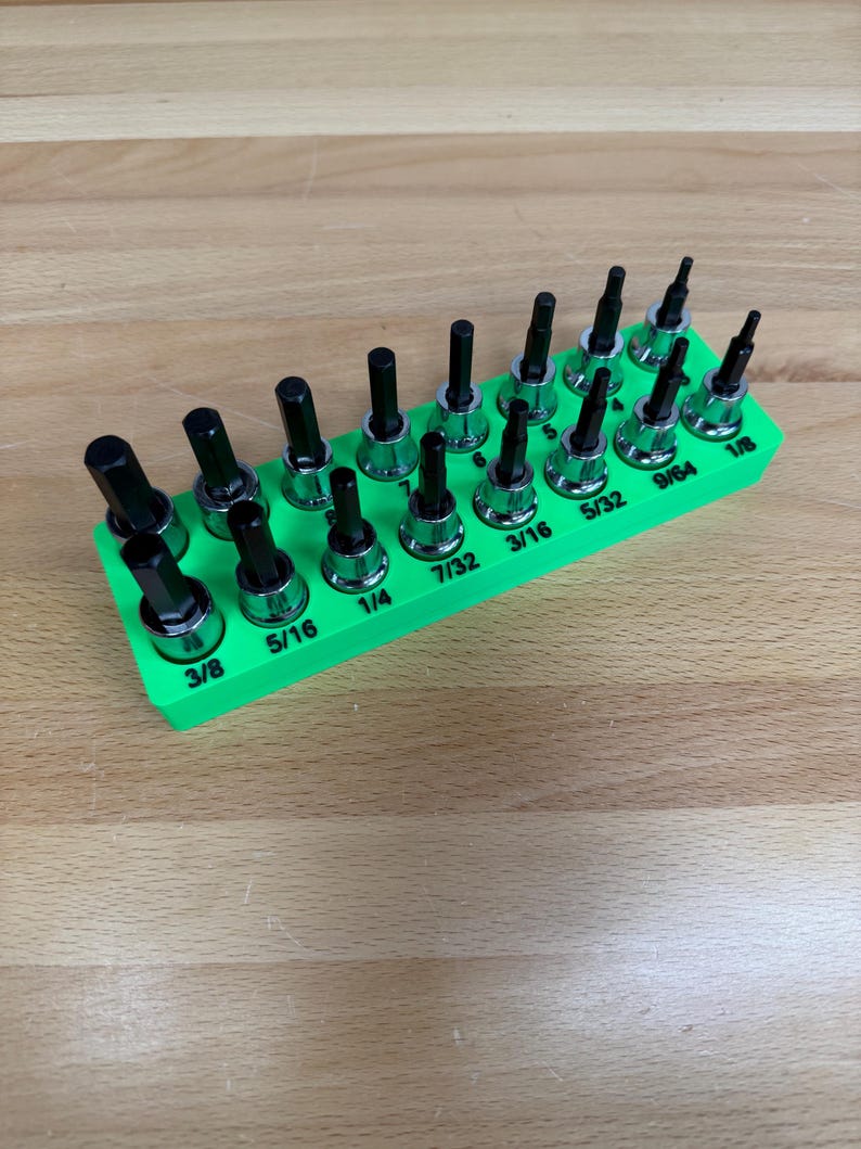 Harbor Freight ICON 3/8" Hex SAE + Metric Socket Organizers - Etsy