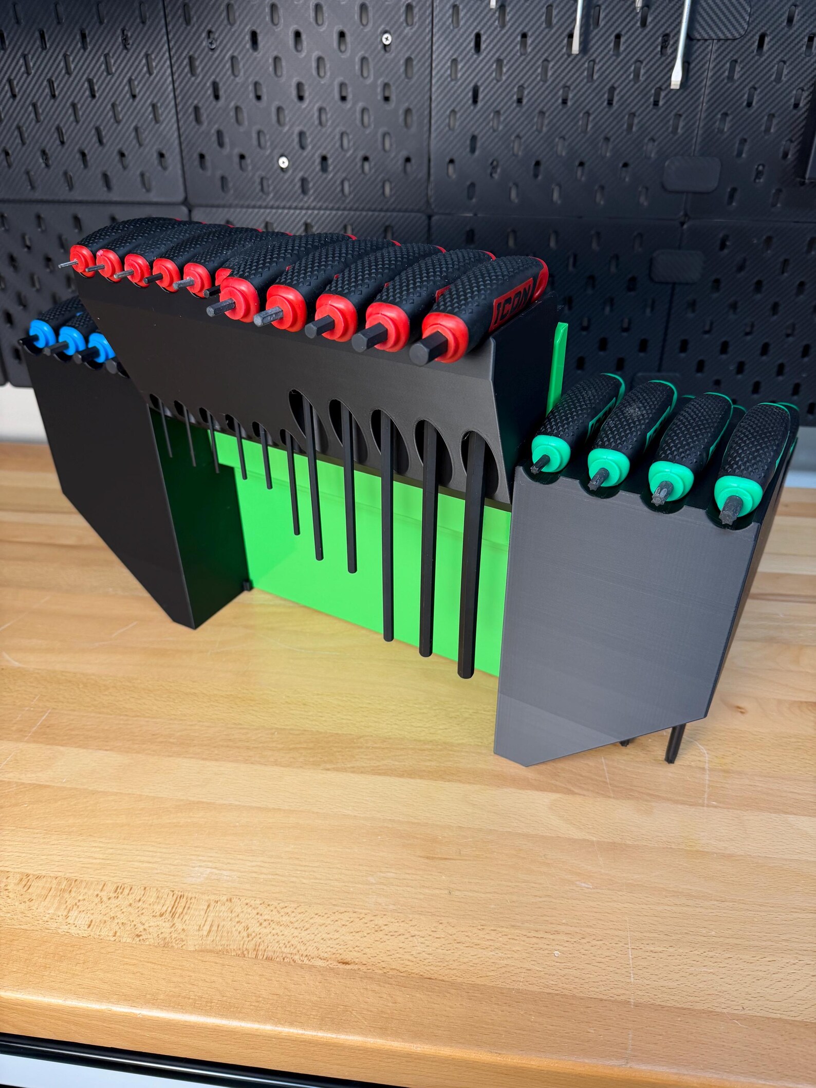 Icon Compatible T-handle Organizer Fits US General Mini Toolbox, SAE ...