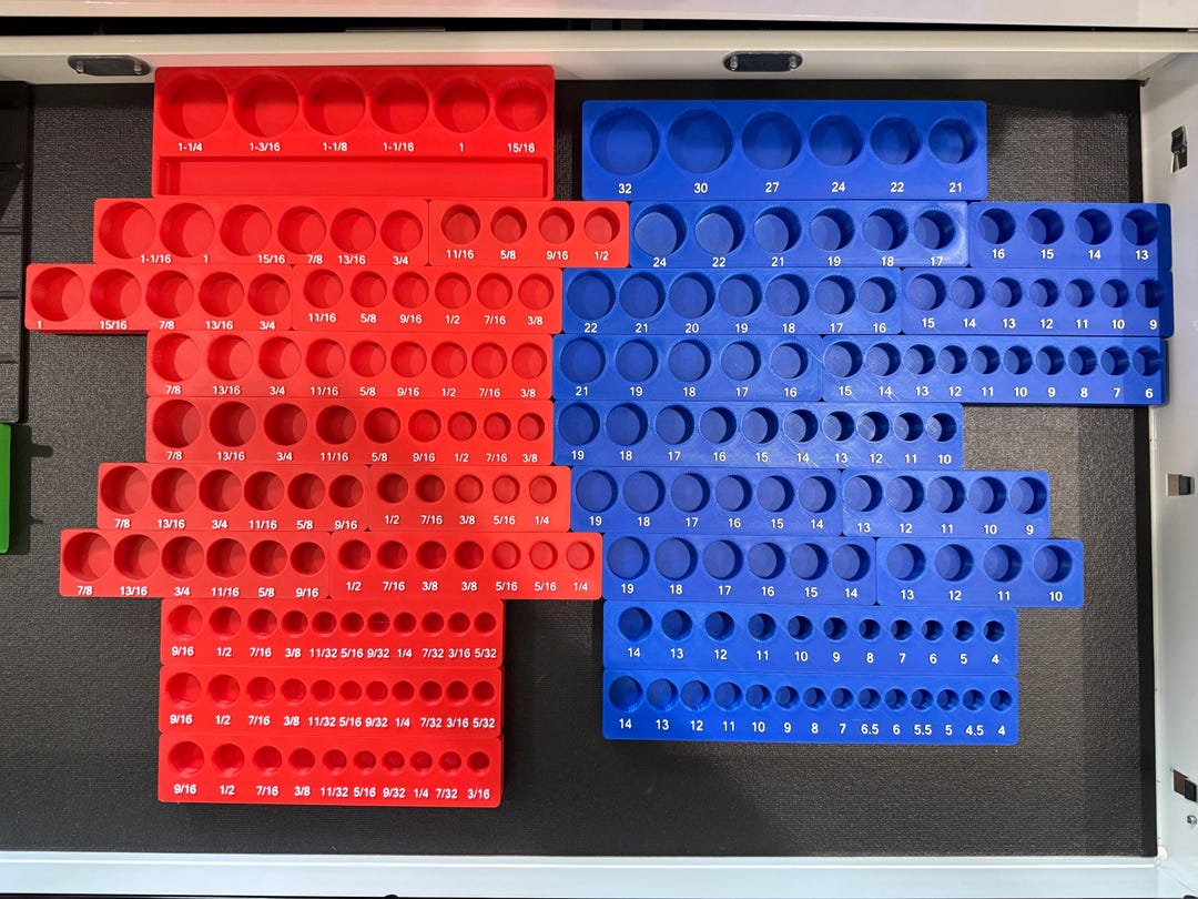 Quinn Master Tech Socket Organizer – Fits Sockets From Harbor Freight ...