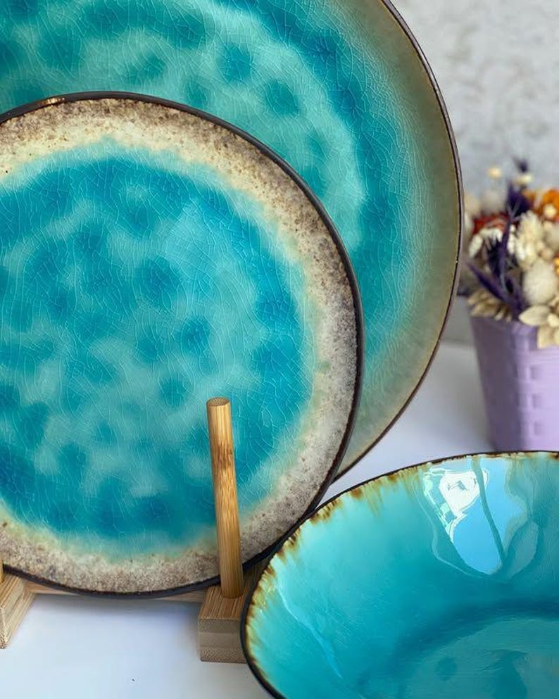 Ocean Breeze Dinnerware Set - Etsy