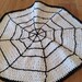 Spider Web Table Mat, Halloween Decoration, Spider, Crochet Centerpiece ...