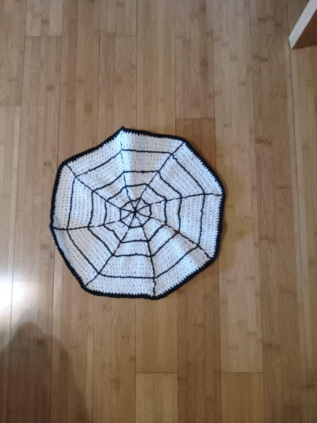 Spider Web Table Mat, Halloween Decoration, Spider, Crochet Centerpiece ...