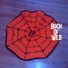 Spider Web Table Mat, Halloween Decoration, Spider, Crochet Centerpiece ...