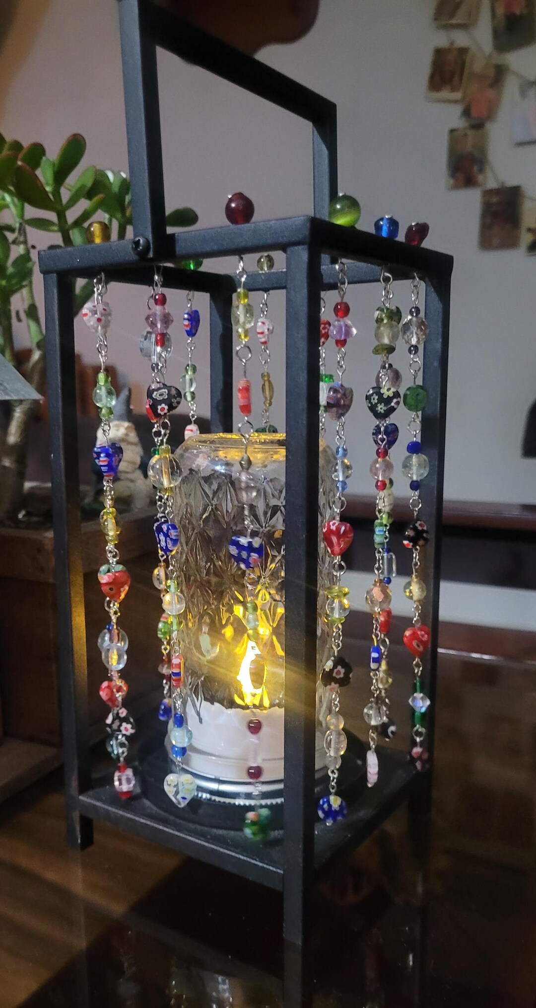 Beaded Solar Lantern - Etsy