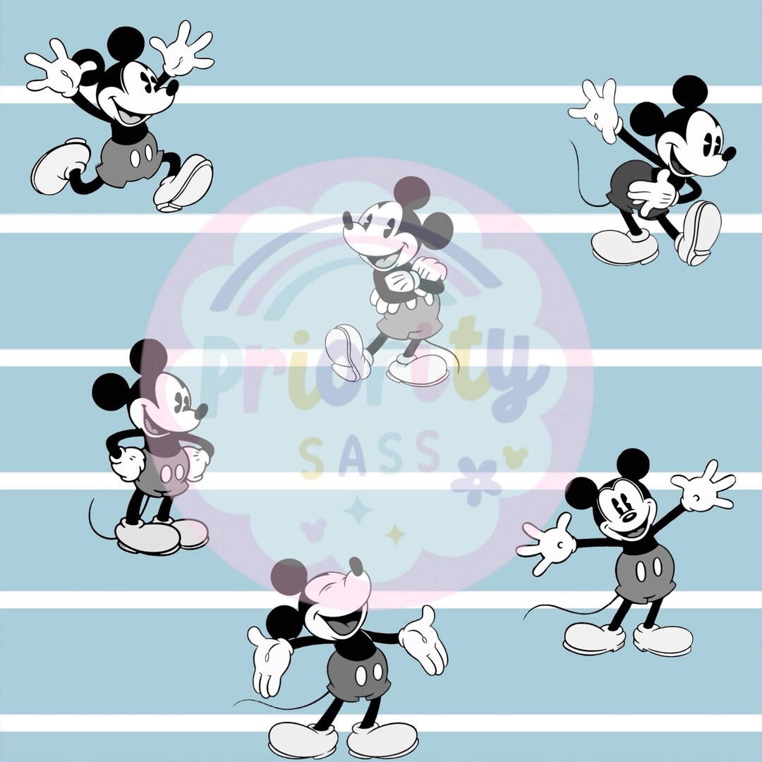 Retro Mouse Seamless Repeating Pattern - Etsy