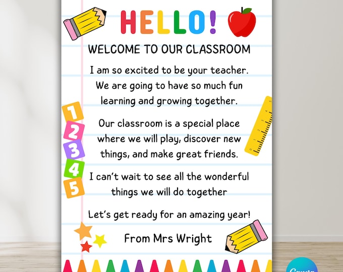 Editable Preschool Welcome Letter to Parents - Etsy