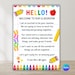 First Day of School Letter to Students, Editable Teacher Welcome Letter ...