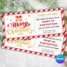 Christmas Coupon Template, Editable Christmas Gift Certificate ...