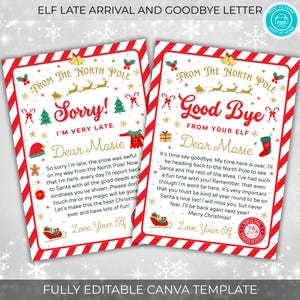 Elf Late From North Pole - Etsy UK