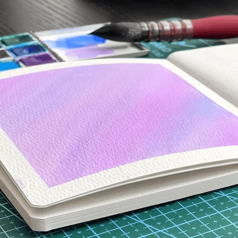 Watercolor Sketchbook, 13×13 Cm, 300gsm, 20 Sheets, Acid Free ...