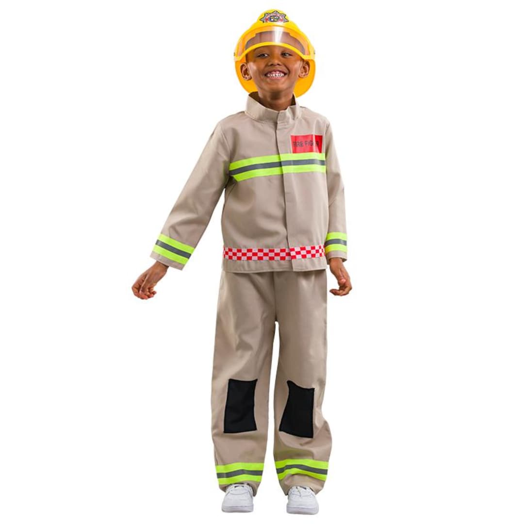 Child's Fire Fighter Costume, Fireman, Fire Officer - Etsy
