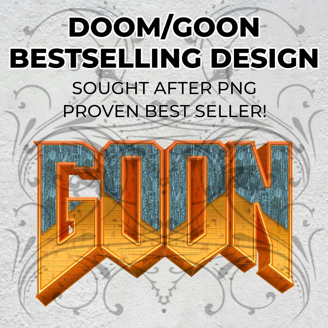 GOON Parody Logo SVG | Funny Doom-inspired Digital File | Instant ...