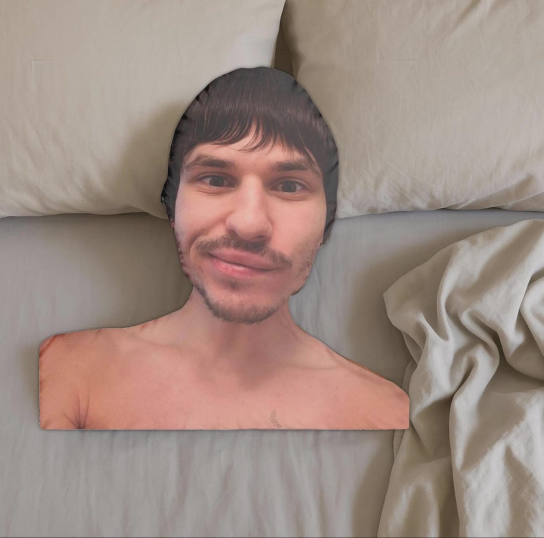 Cursed Martin Slushy Noobz Shaped Pillow - Etsy