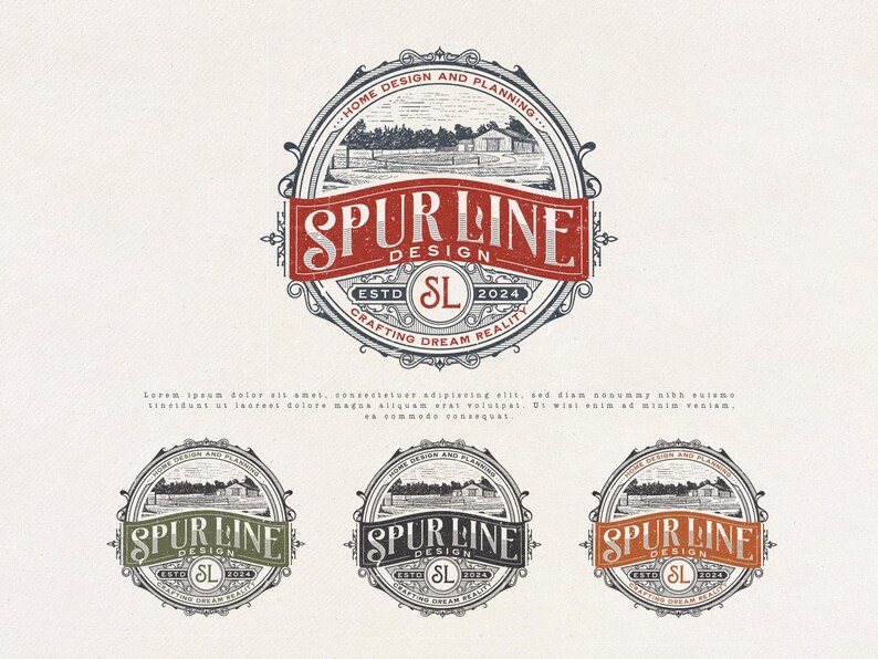 Premade Farm Logo Design, Ranch Logo, Homestead Logo, Farming Logo ...