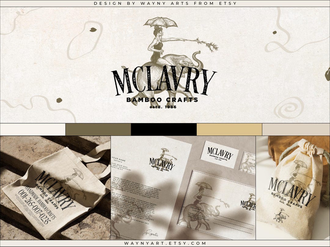 Premade Business Logo Design, Craft Business Logo, Shop Logo, Small ...