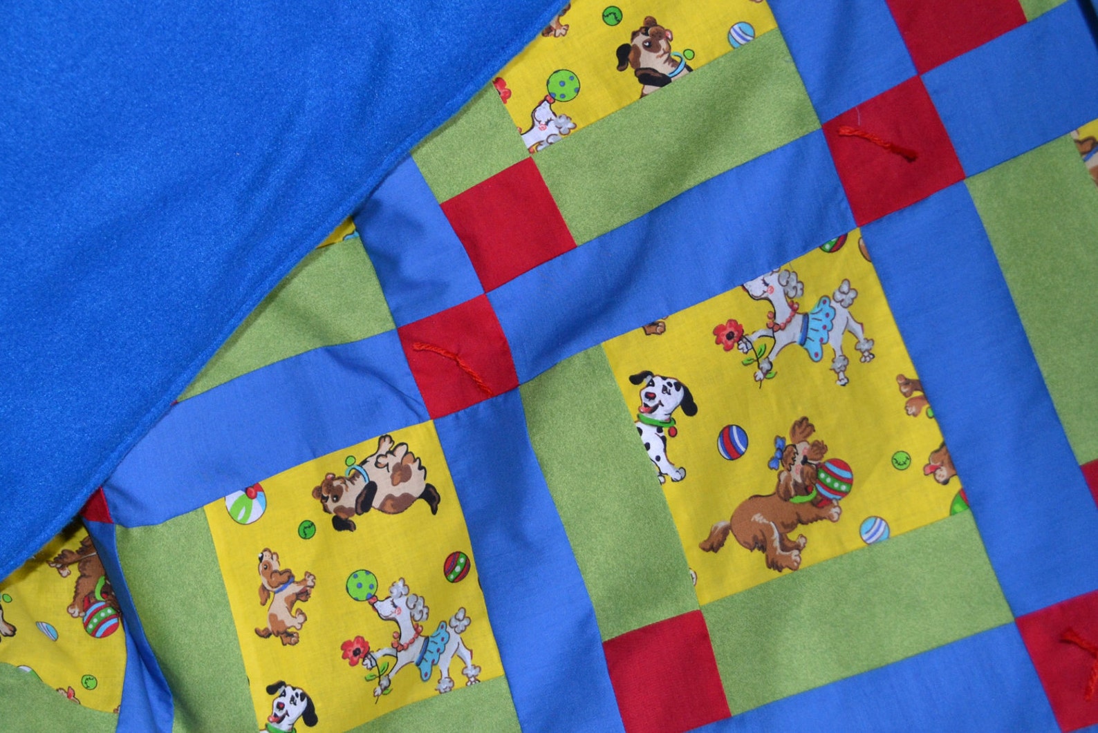 Playful Puppies Quilt - Etsy