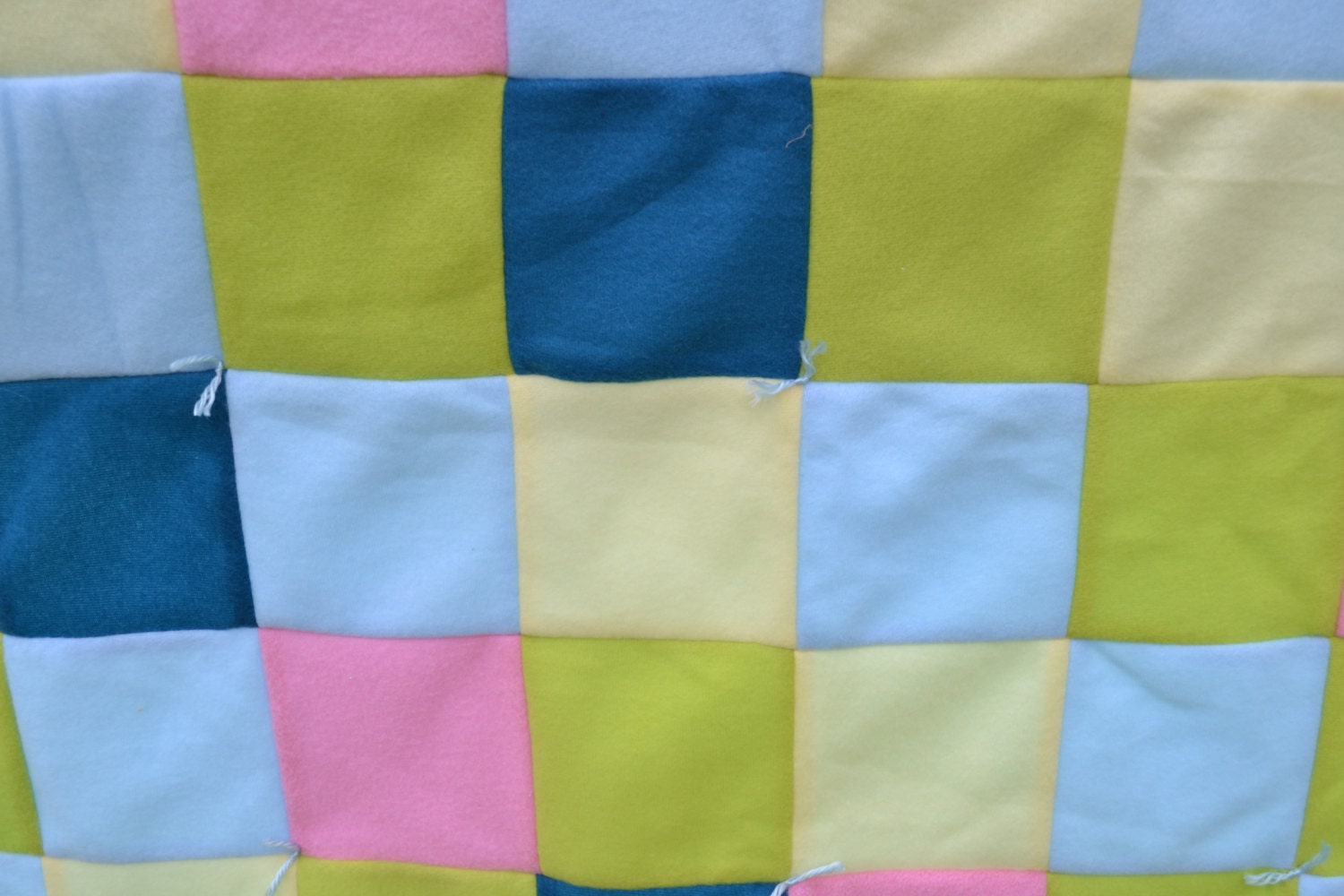 Multi-colored Fleece Quilt - Etsy
