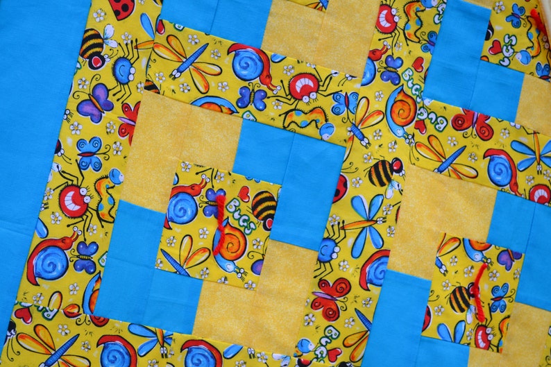 Cute Bug Baby Quilt - Etsy
