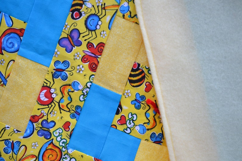 Cute Bug Baby Quilt - Etsy