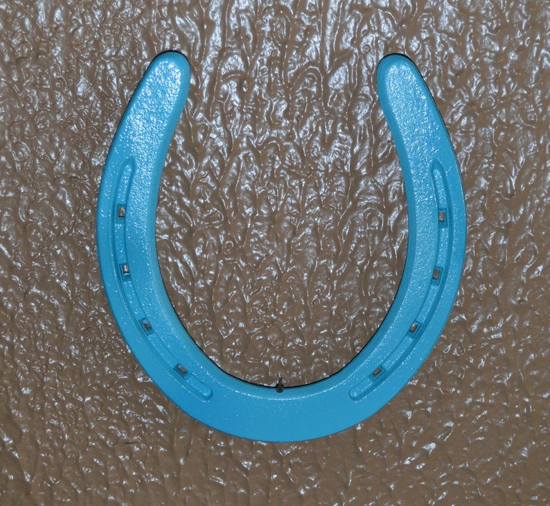 Large Lucky Blue Horseshoe - Etsy