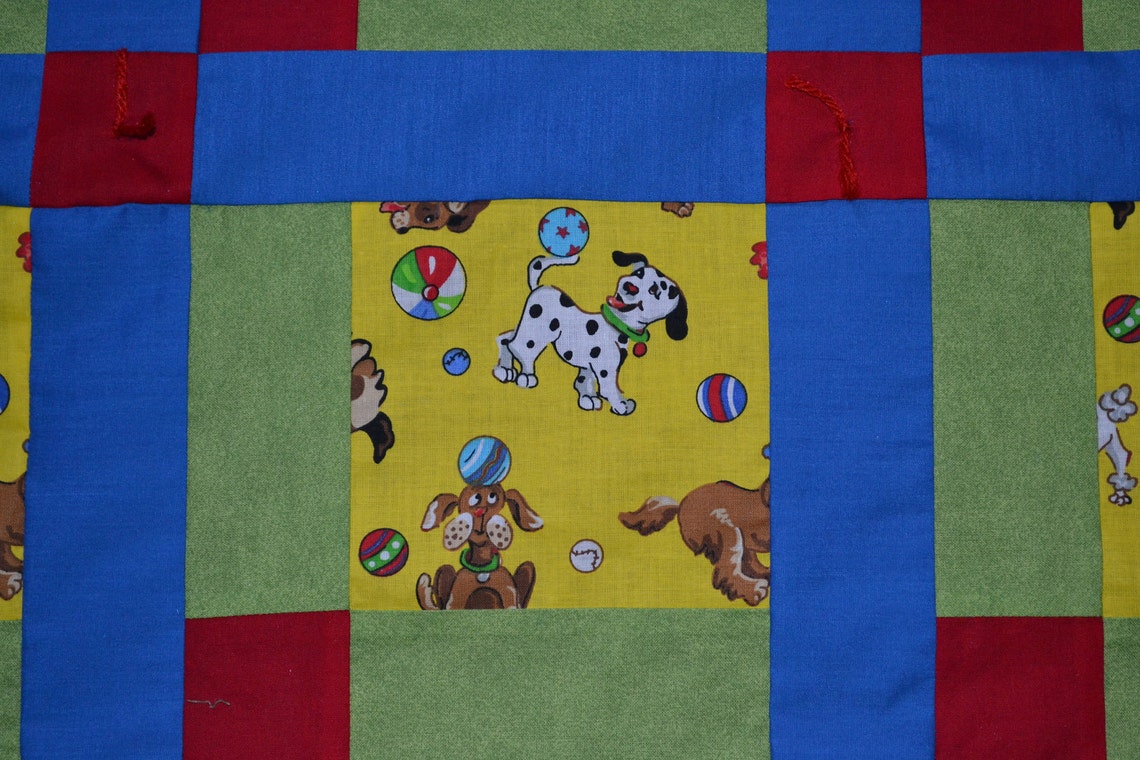 Playful Puppies Quilt - Etsy