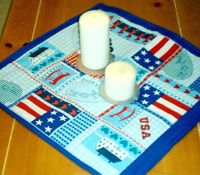 Celebrate USA Table Runner/bench Cover - Etsy