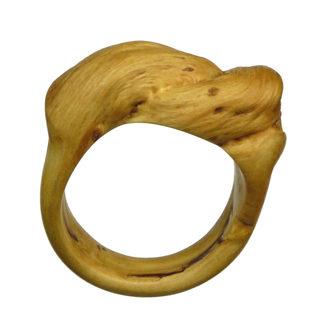 Sz.7.25 Grafted Wood Ring Oak O15, Brushed Natural 5th Anniversary ...