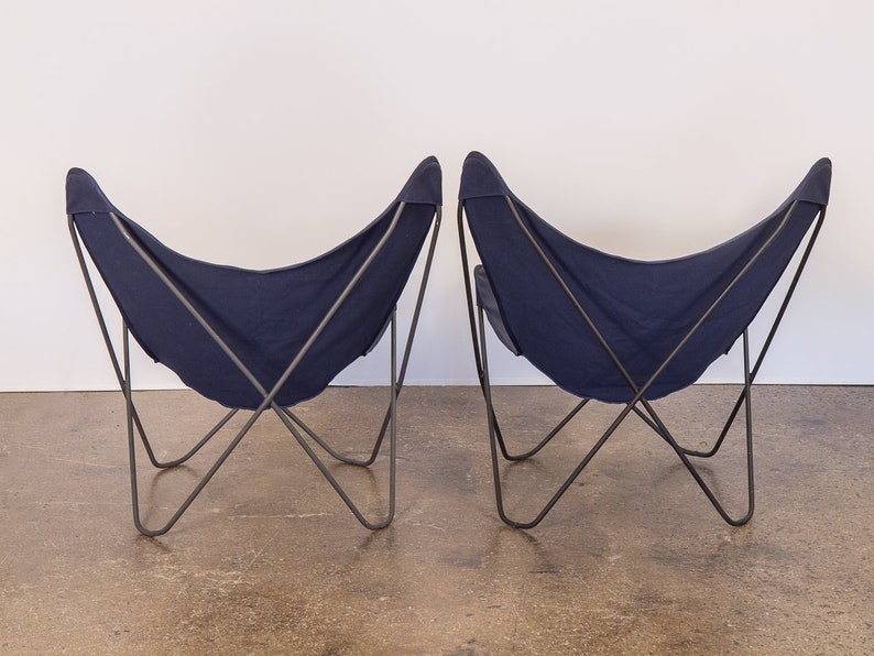 Pair of Vintage BKF Hardoy Butterfly Chairs for Knoll - Etsy