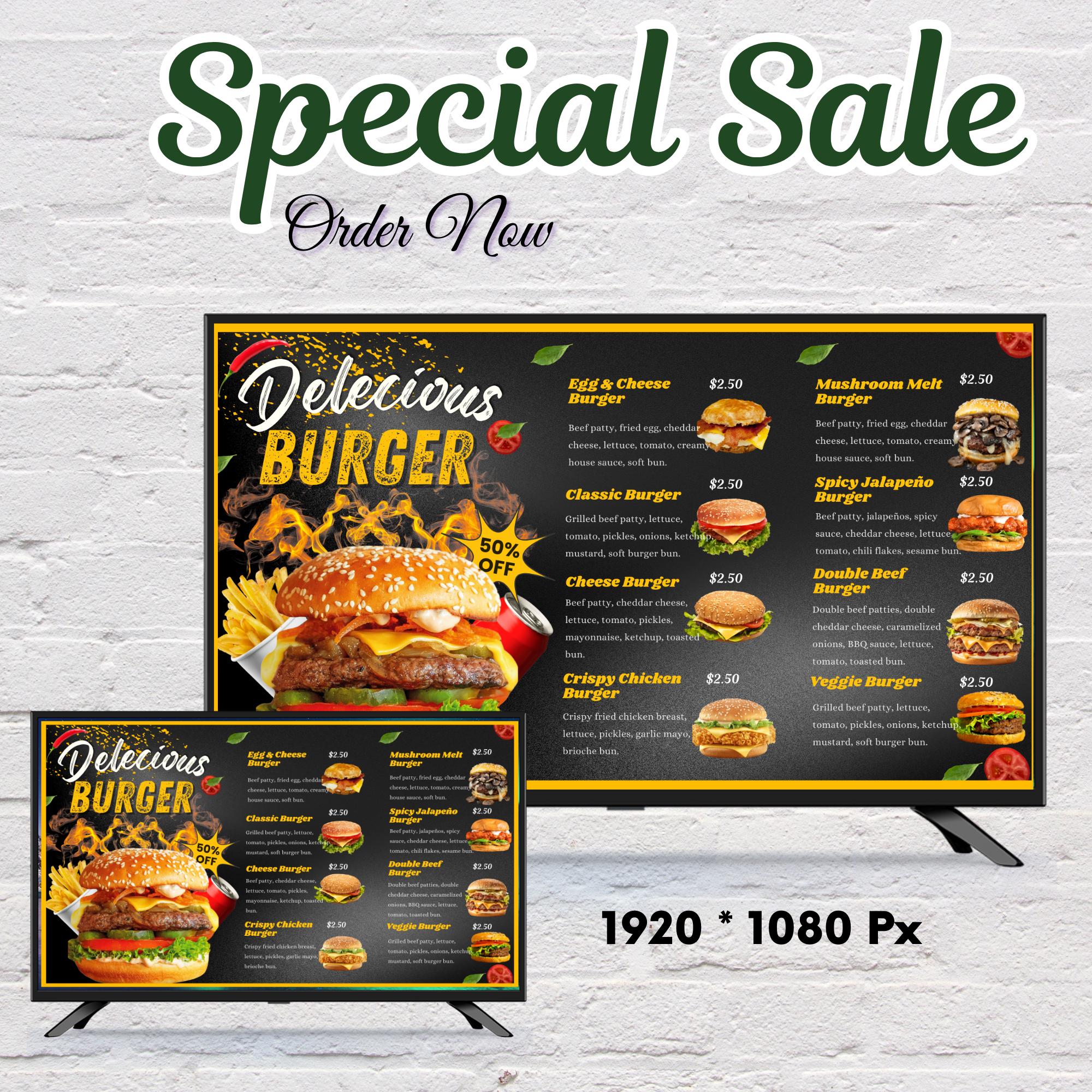 Editable Money Burger Menu Template - Funny Burger Menu Canva Design ...