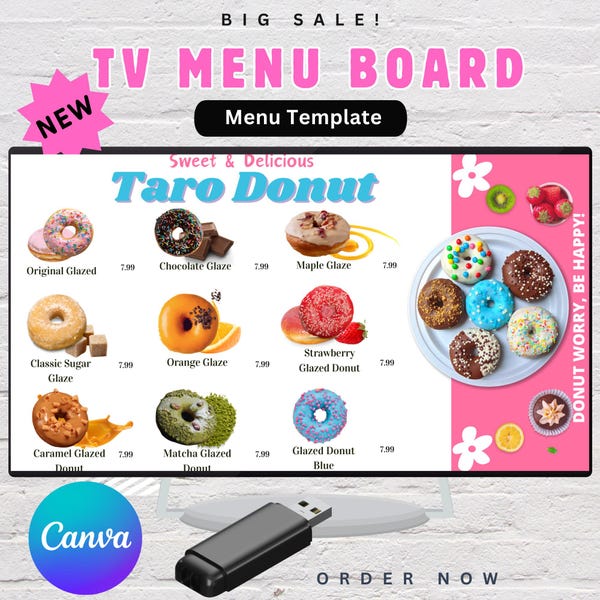 Doughnut Shop Sign - Etsy