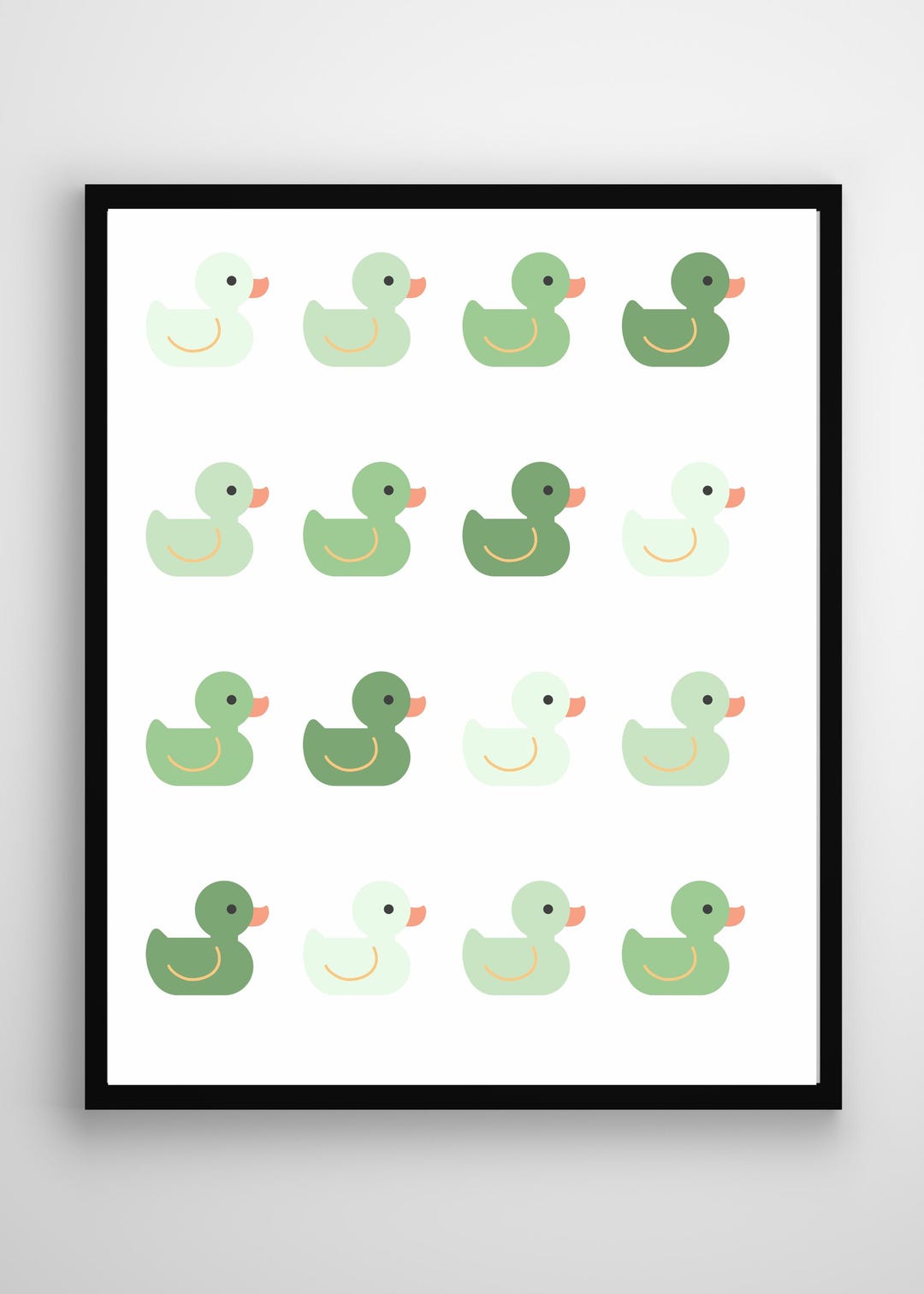 Rubber Duck Wall Art, Bathroom Wall Art, Nursery Decor, Playroom Poster ...