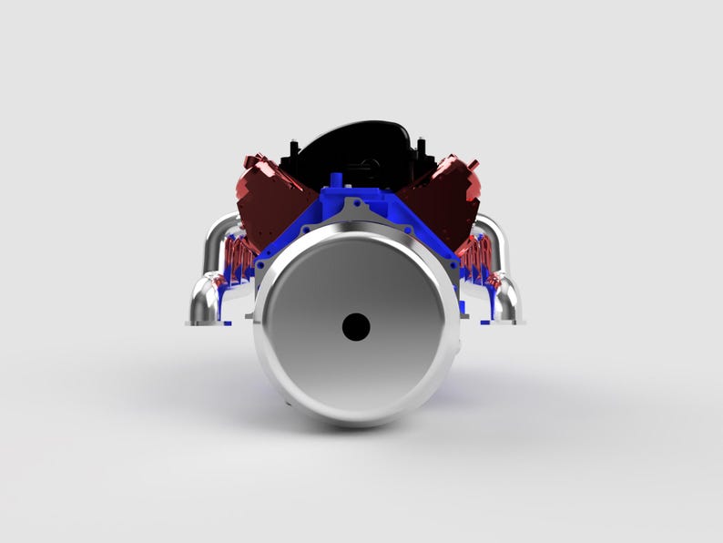 Ls3 Engine 1:10 Scale, 3d Print File (STL File, 9 Part) - Etsy
