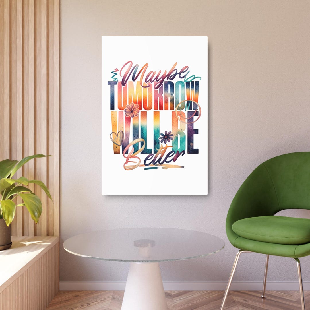 Inspirational Quote Metal Sign - Rustic Motivational Wall Art ...