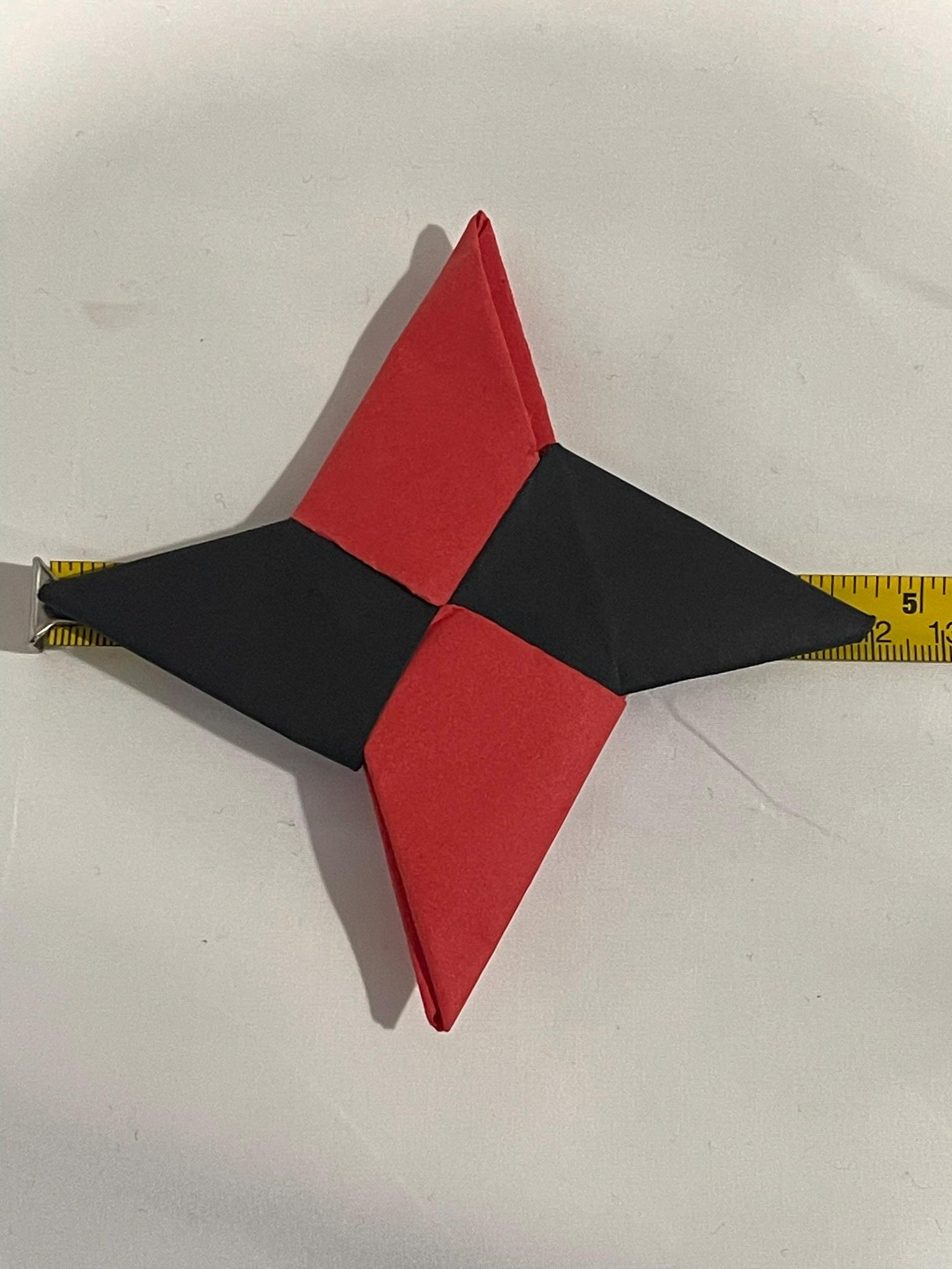 Origami Multi Colored Paper Ninja Stars Set of 10 - Etsy