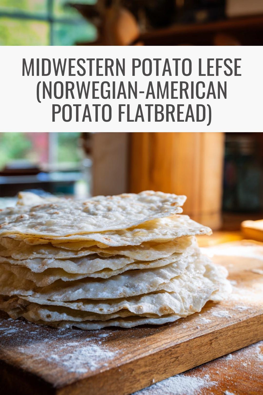 Midwestern Potato Lefse Recipe Card | Printable Recipe Card | Digital ...