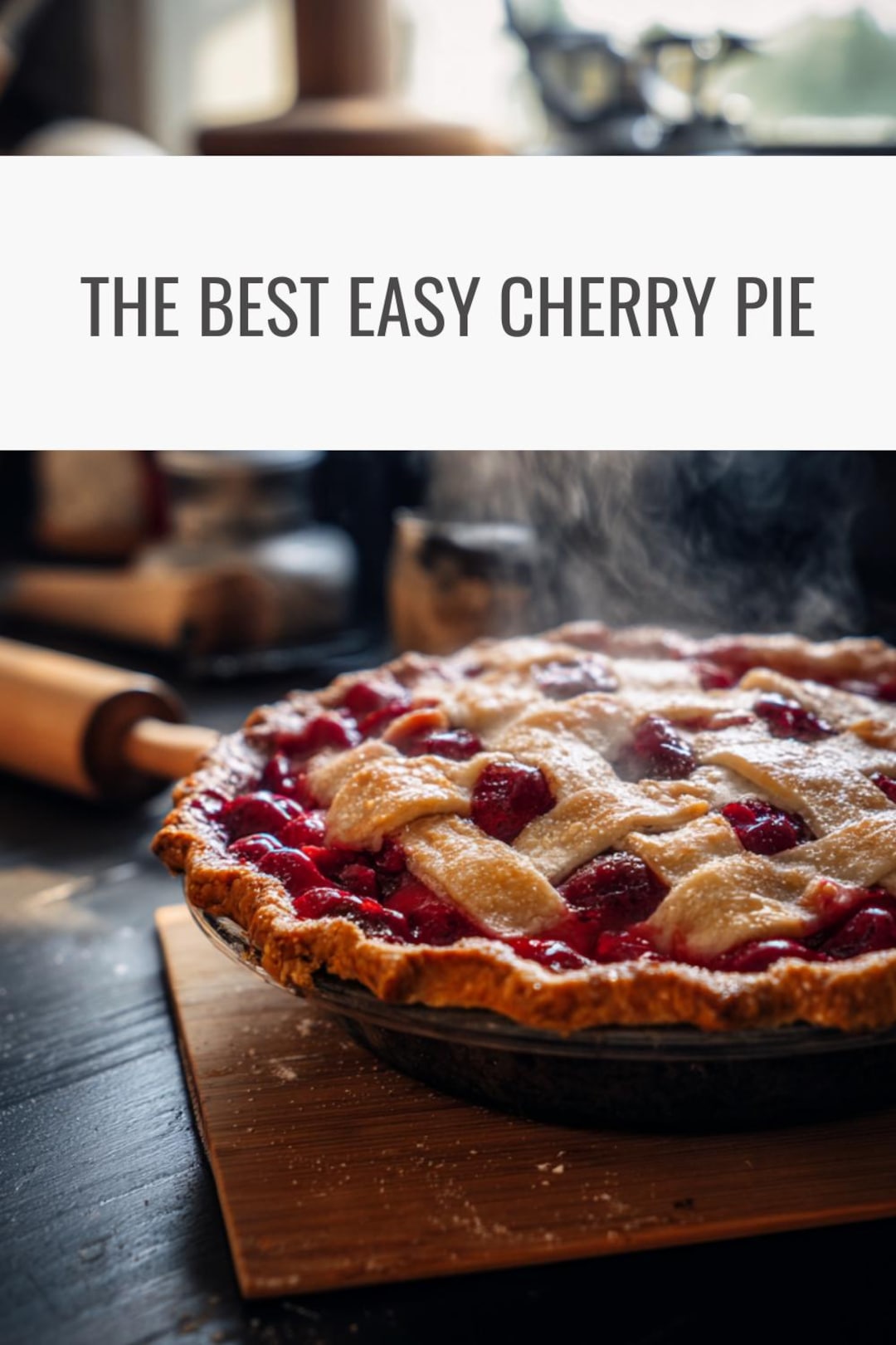 The Best Easy Cherry Pie Printable Recipe Card | Digital Download ...