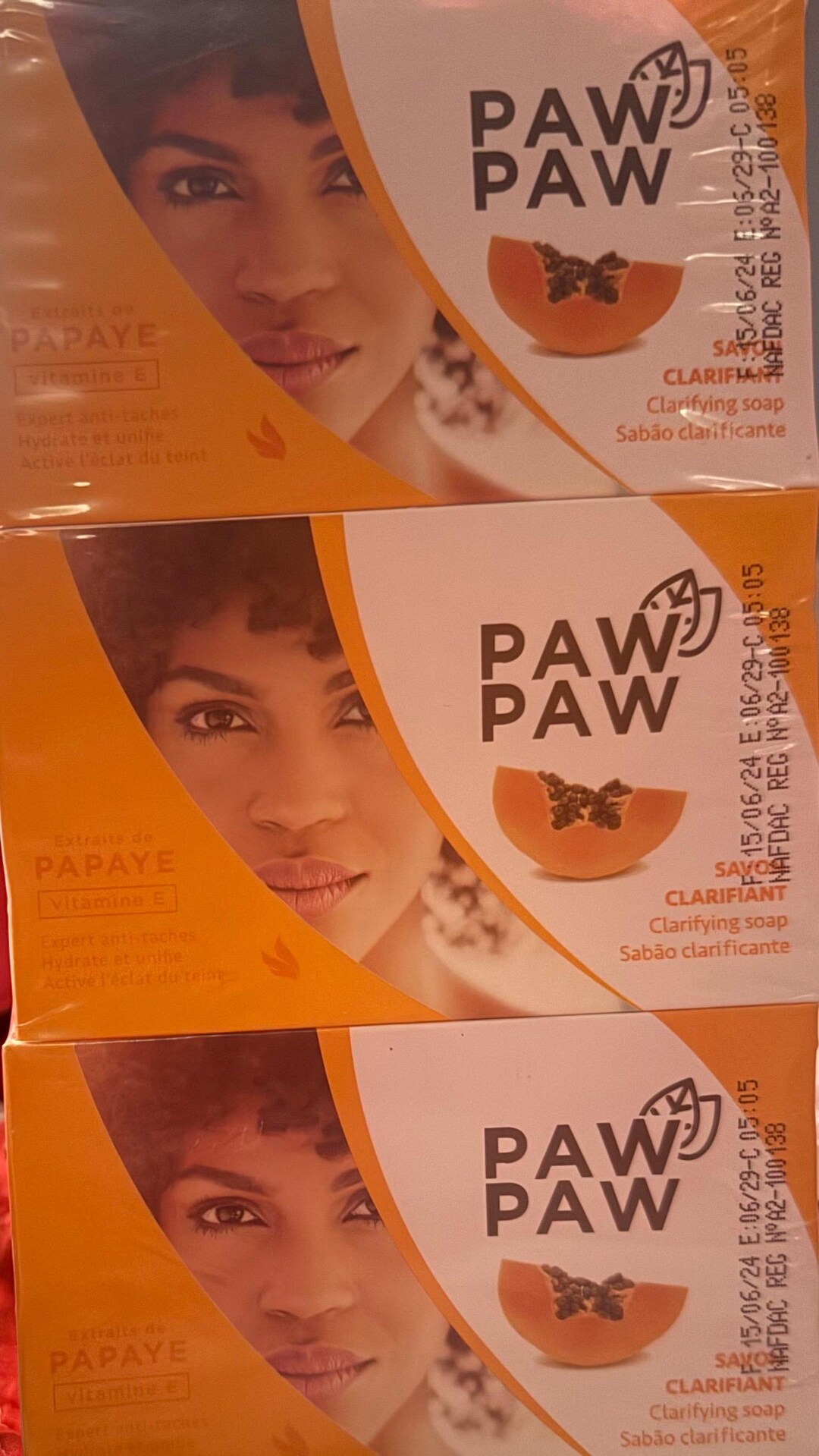 Paw Paw Clarifying Soap With Vitamin E and Papaya Extract 180g Set 6 - Etsy
