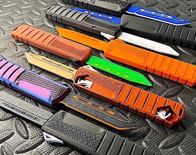 3D Printed Safisfying Fidget Toy OTF Knife Switch Blade - Etsy