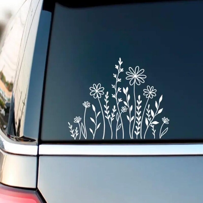 Flower Car Decal - Etsy