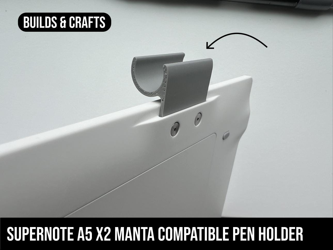 Pen Holder Clips for Supernote A5 X2 Manta (set of 2) - Etsy