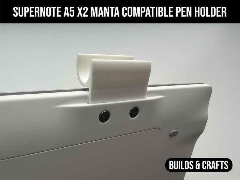 Pen Holder Clips for Supernote A5 X2 Manta (set of 2) - Etsy