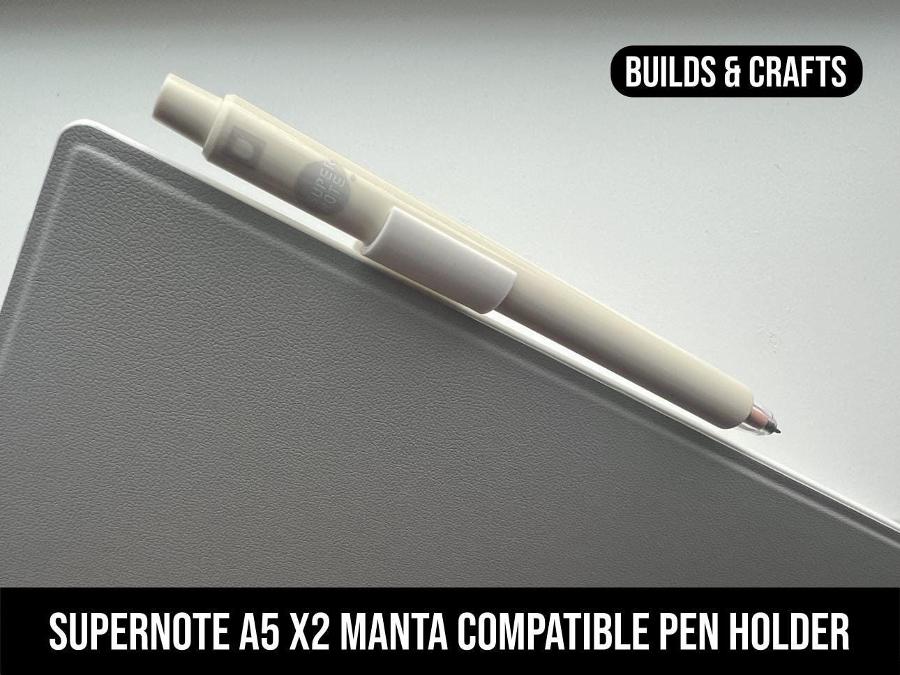 Pen Holder Clips for Supernote A5 X2 Manta (set of 2) - Etsy