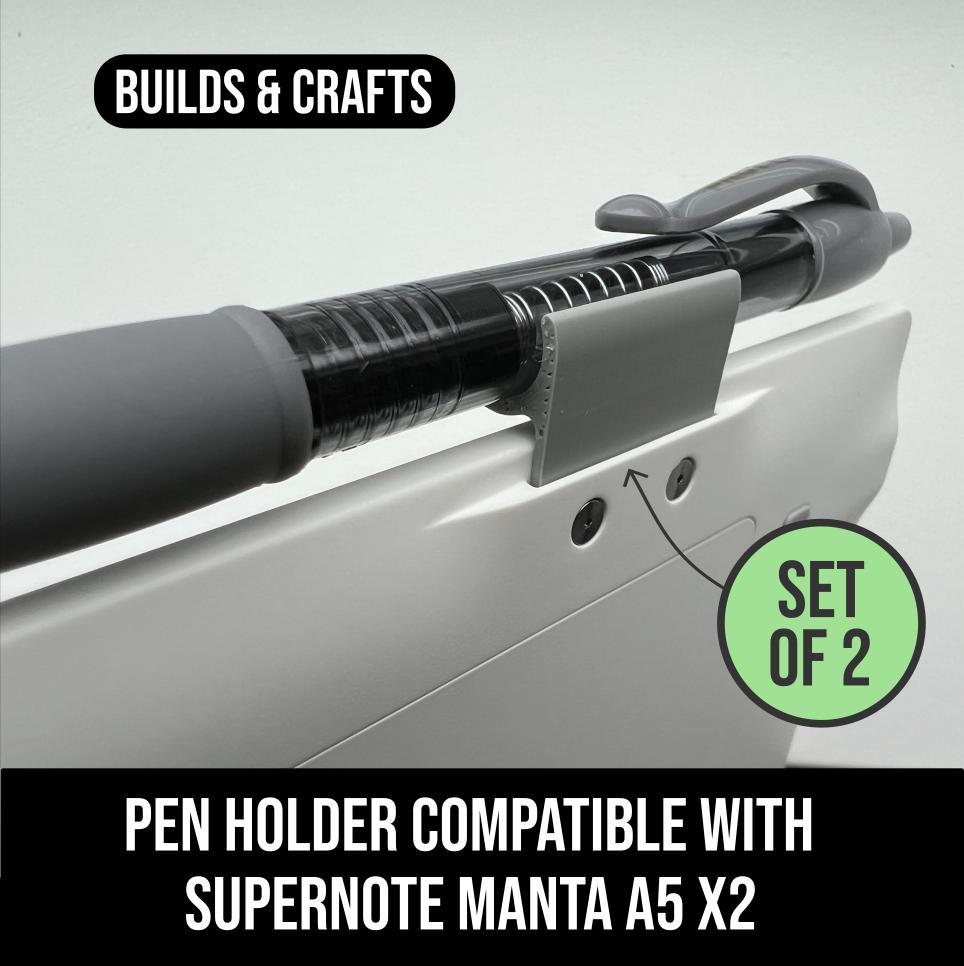 Pen Holder Clips for Supernote A5 X2 Manta (set of 2) - Etsy